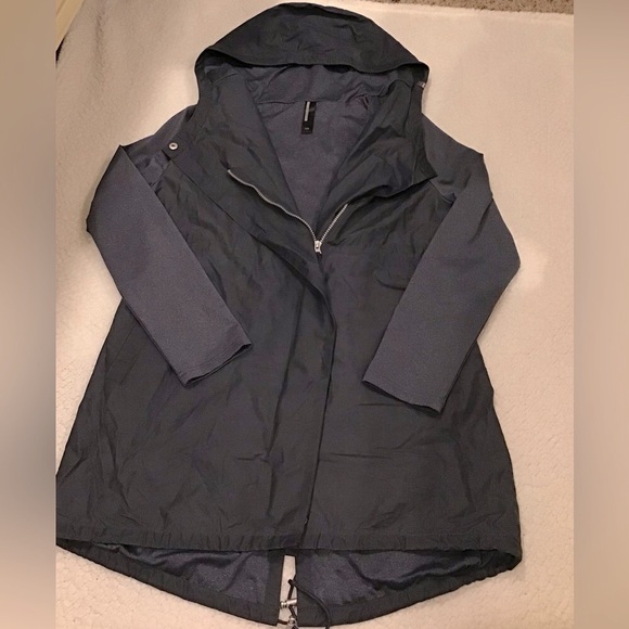 Mondetta | Jackets & Coats | Mondetta I Navy Blue Hooded Mixed Media ...